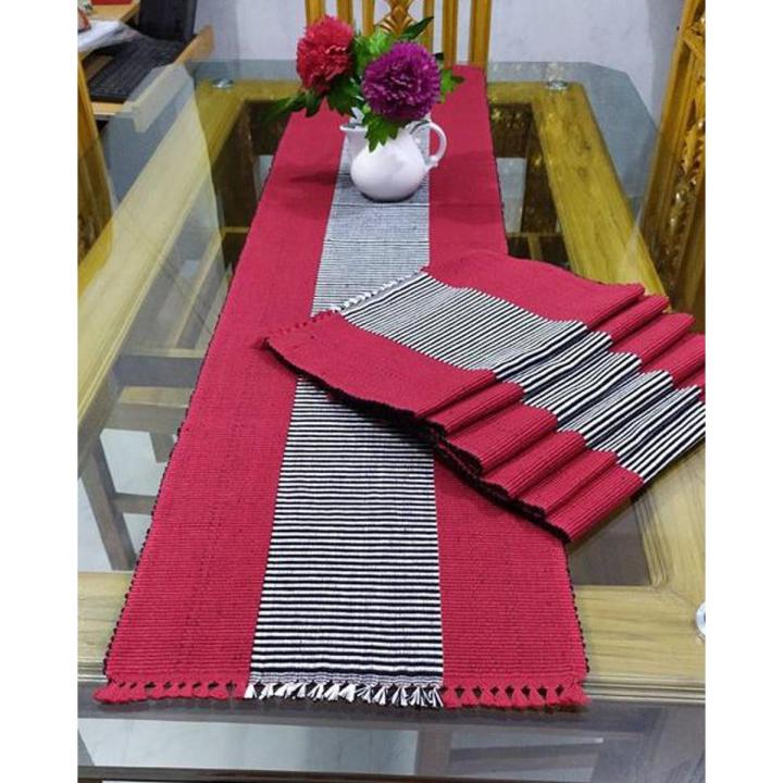 7 Pcs Dining Table Runner Set - Enhance Your Dining Table Decor With ...