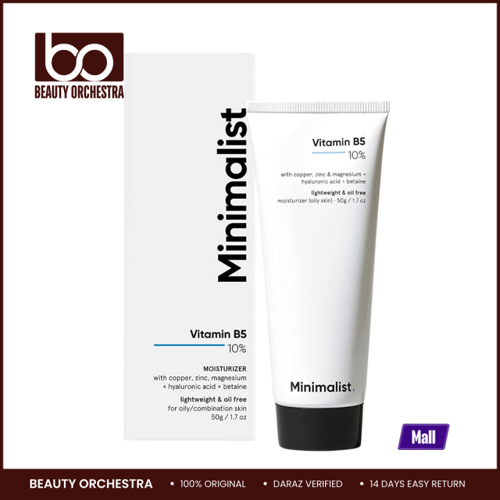 Minimalist Vitamin B5 10% Moisturizer - 50g | Daraz.com.bd