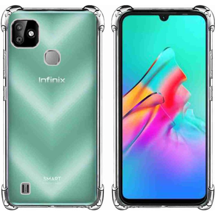 Soft Silicon Bumper Transparent Case Back Cover FOR Infinix Smart HD ...