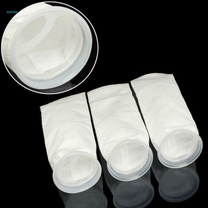 5 Piece 200 um Aquarium Fish Tank Filters Marine Sump Felt Pre Bags ...