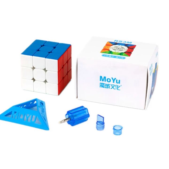 【Happy baby toy store】Moyu RS3M 2020 Magnetic 3x3x3 Magic Cube MF3RS3M ...