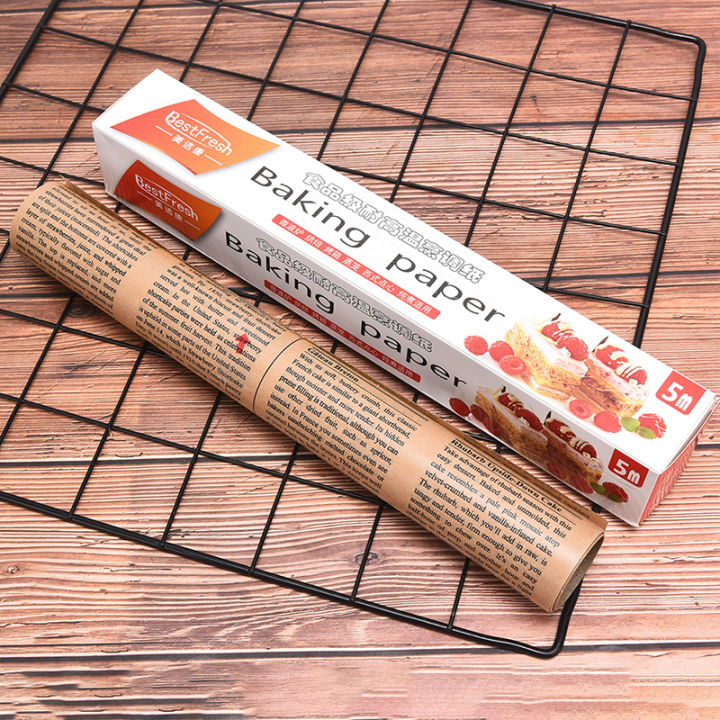 5M Baking Paper Barbecue Double-sided Silicone Oil Paper Parchment Oven ...