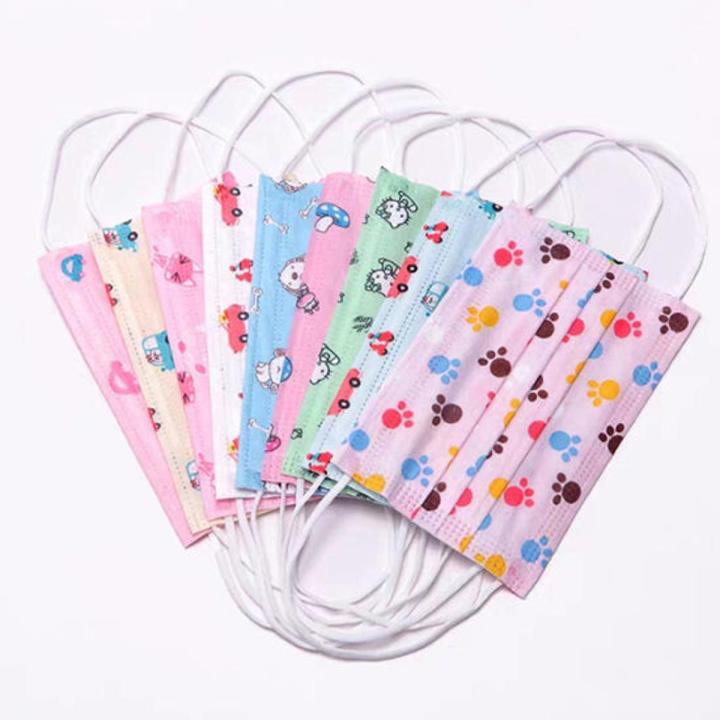 Child Kids Disposable Face Masks Surgical with Nosebar - 50Pcs | Daraz ...