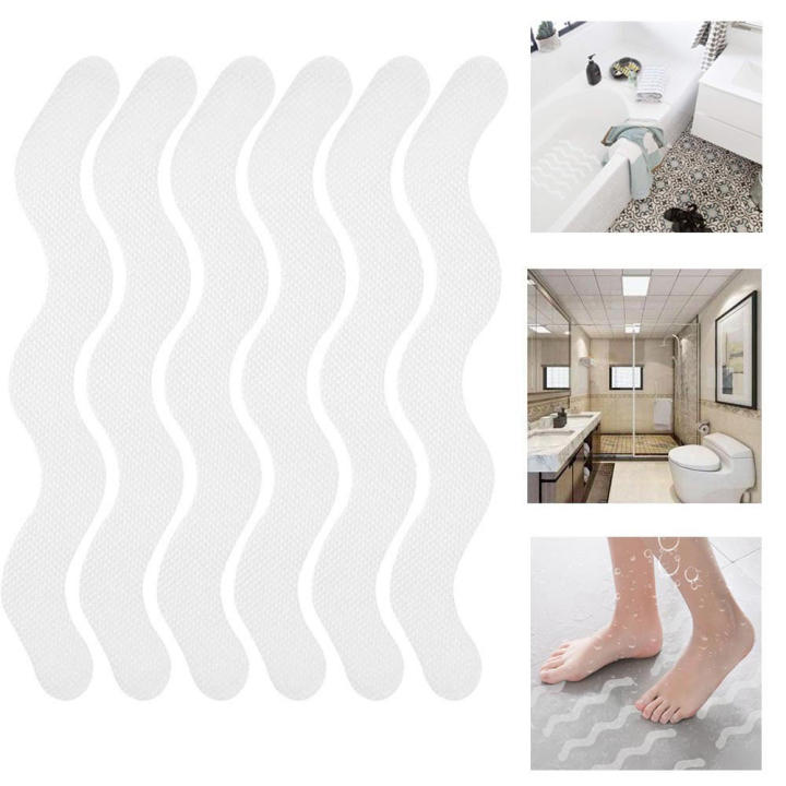 Anti Slip Shower Stickers Safety Bathtub Strips Adhesive Decals with ...