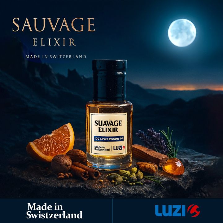 Sauvage Elixir Perfume Oil Made-by Luzi – Swiss | Long-Lasting Spicy ...