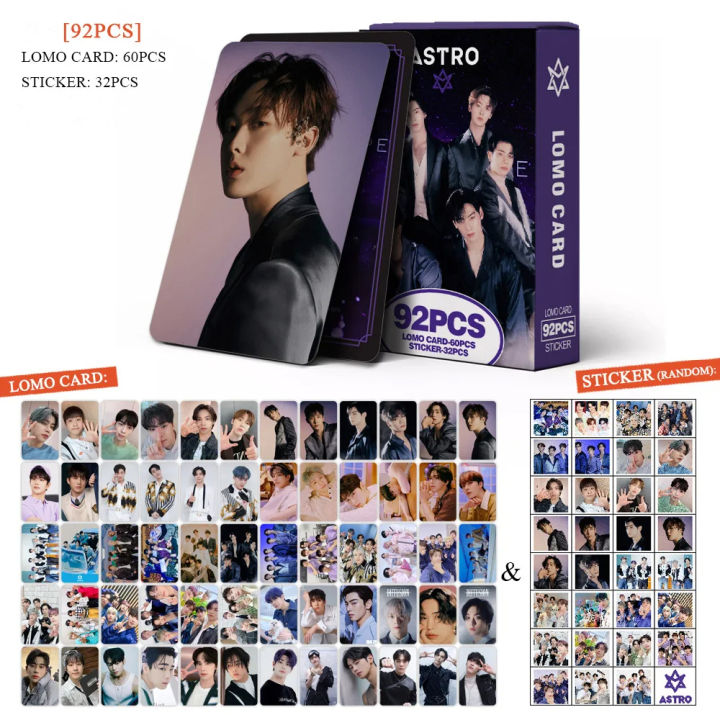 92PCS/BOX ASTRO Drive to the Starry Road Album Lomo Cards Kpop ...