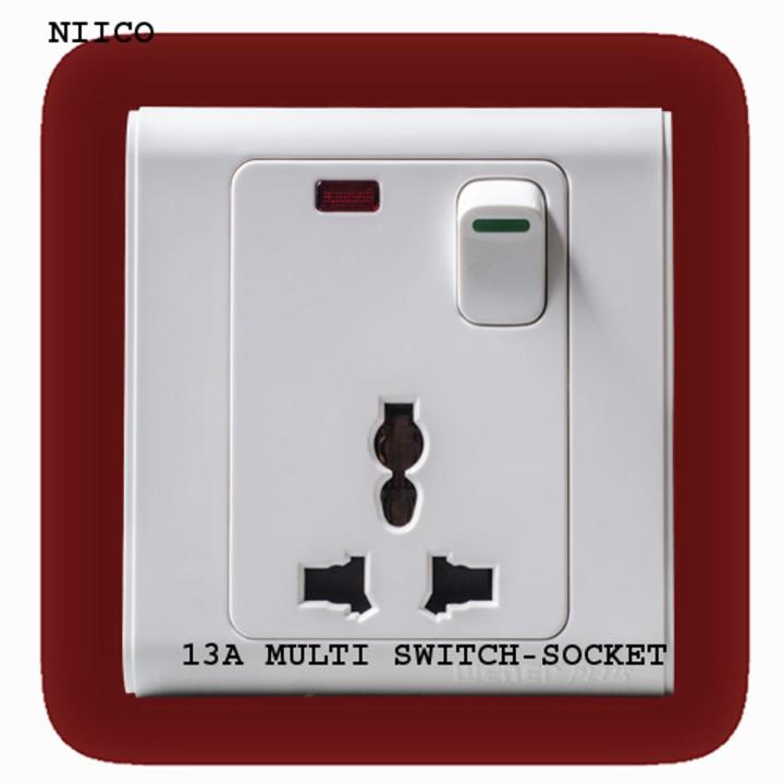 Switch Wener Plus 13 Ampere Multi- Switch- Socket | Daraz.com.bd