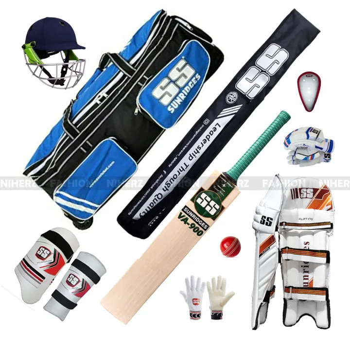Cricket Kit Full Set For Players Cricket 11 in 1 Set Complete Cricket ...