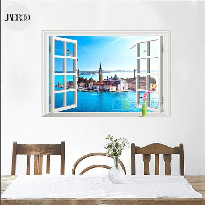 Jadroo Window Frame Wall Sticker | Daraz.com.bd