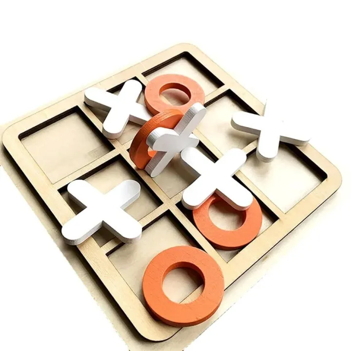 Toycel XOX Tic Tac Toe Game Multi coloured Zero and Cross Game Tic Tac ...
