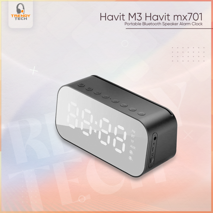 Havit M3 Havit Portable Bluetooth Speaker Alarm Clock | Daraz.com.bd
