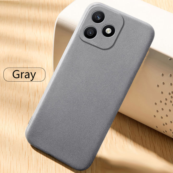Biruiqu For Honor X8D Anti Slip Soft TPU Sandstone Matte Back Case ...