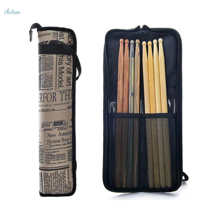Adjustable Drum Stick Gig Bag Drum Stick Shoulder Bag Drumstick Carry ...