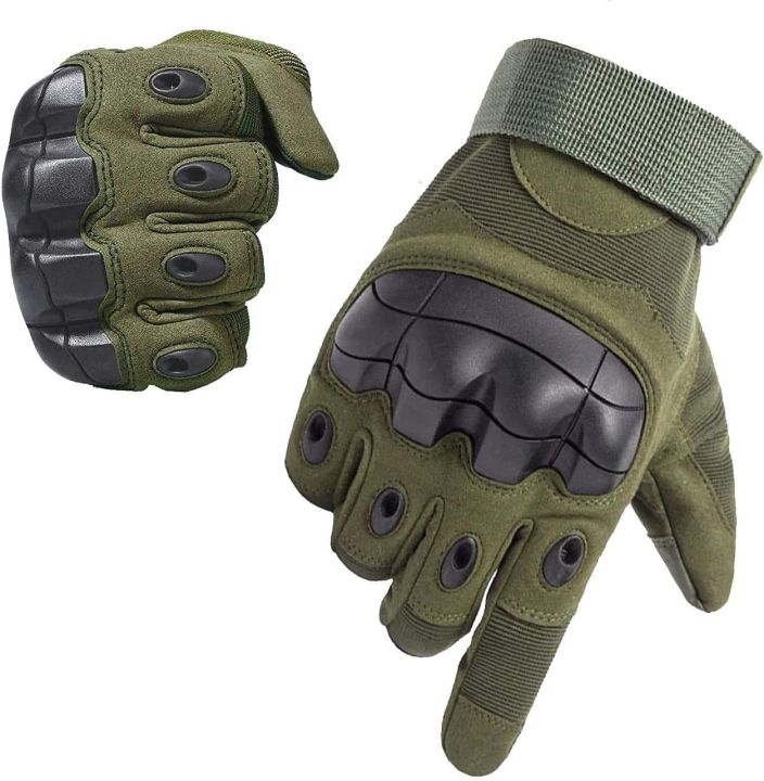 Military Grade Touch Screen Sensitive Tactical Gloves Heavy Duty Full ...