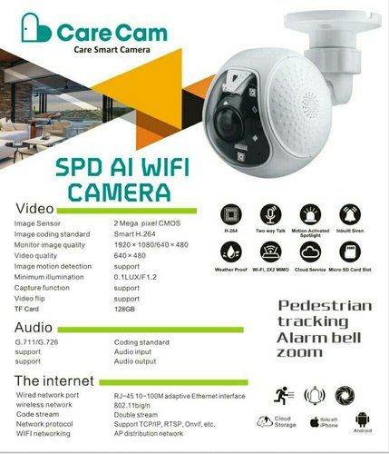 ITS Wireless AI Camera Pedestrian Tracking and Flashing Light Alarm ...
