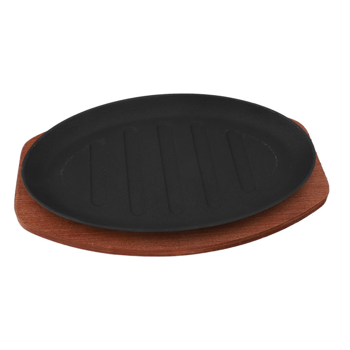 High Hardness 12 Inch Pan Fried Fish Plate Iron Fish Serving Grill ...