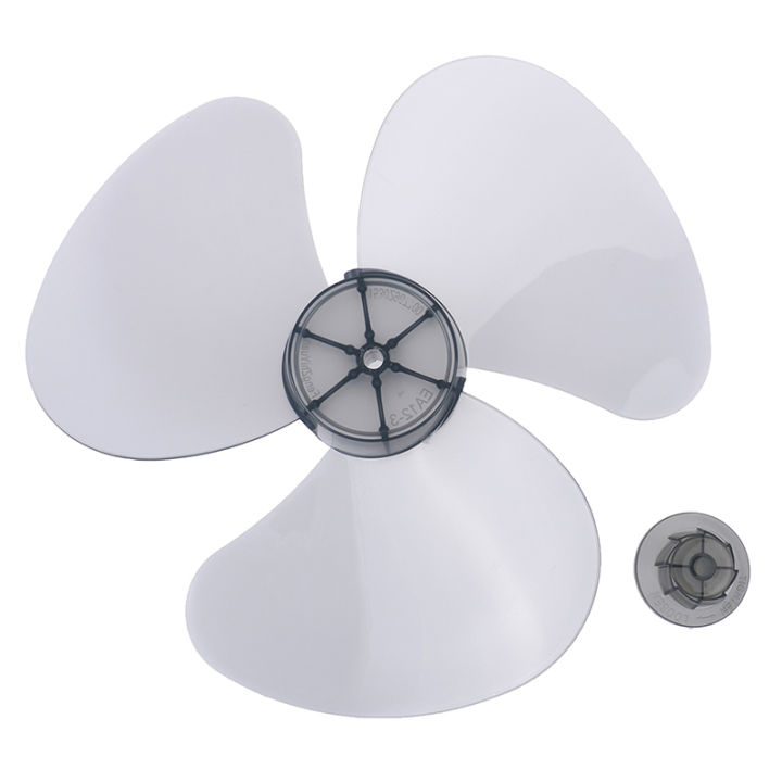 12" Three Leaves Household Fan Blade with Nut Cover Fan Blades for ...
