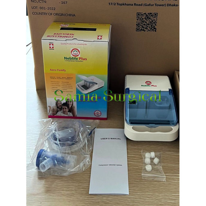 Nulife Plus Compressor Nebulizer Machine | Daraz.com.bd