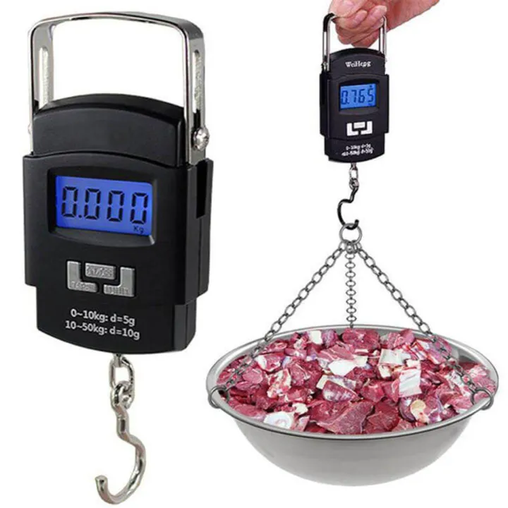 Heavy Duty Portable Hook Weighing Machine Digital Type Manual Weight M ...