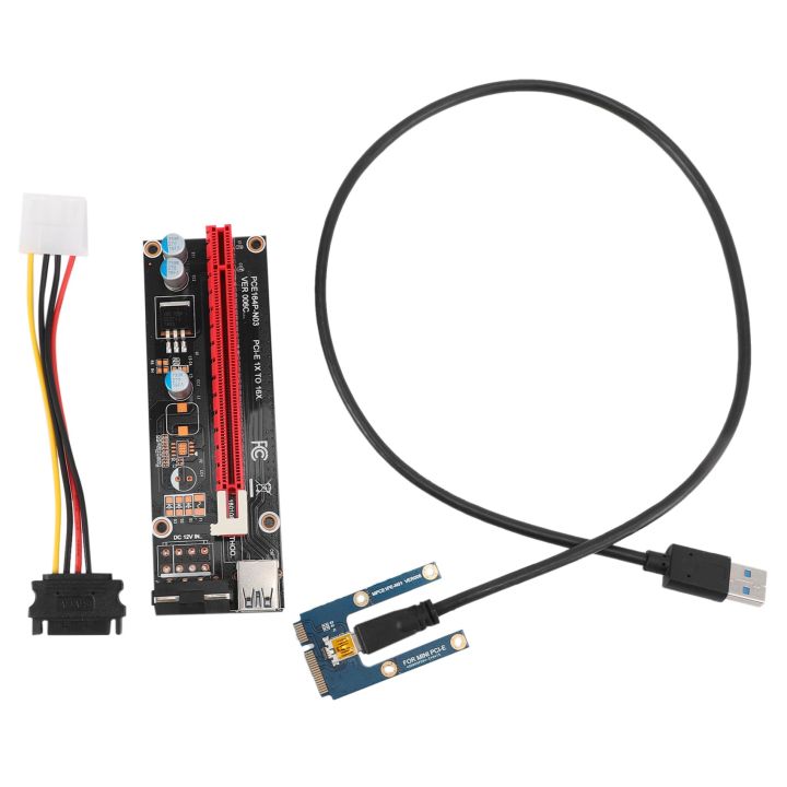 Mini PCIe to PCI Express 16X Riser for Laptop External image Card EXP ...