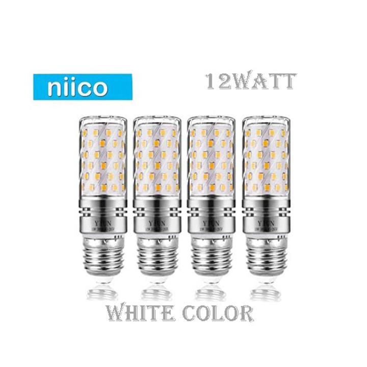 LED Exclusive Candle Light Bulb 12 Watt -White Color(Pass Type Holder ...