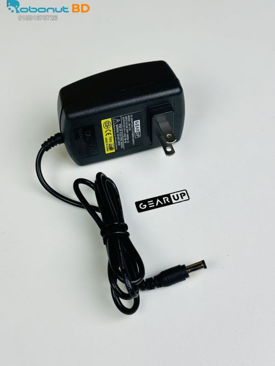 GearUP 12V 3A Power Adapter for WGP and Router AC 100-240V To DC 12V ...