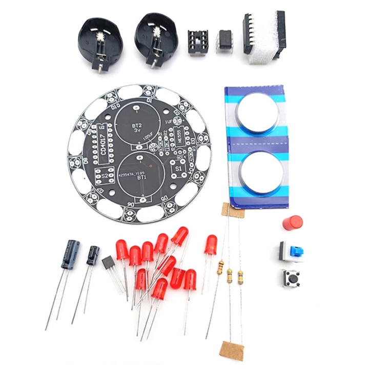 Lucky Turntable LED Light DIY Electronic Kit Welding, DIY Kit | Daraz ...
