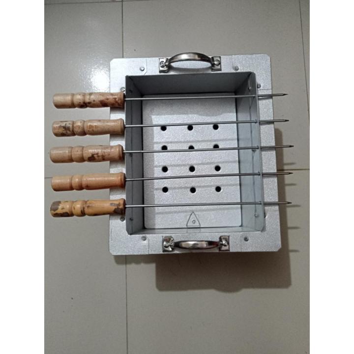 Bbq Machine With 5 Stick And Waste Drain Tray - Enjoy Bbq Delights With ...