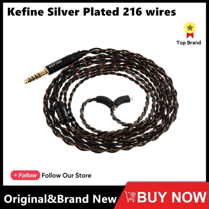 Kefine Silver Plated 216 Wires Detachable Cable For Klanar Hifi Wired ...