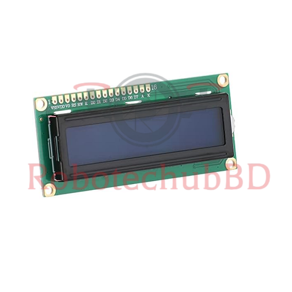 16x2 LCD Display Module | Blue/Green Backlight Alphanumeric Screen for ...