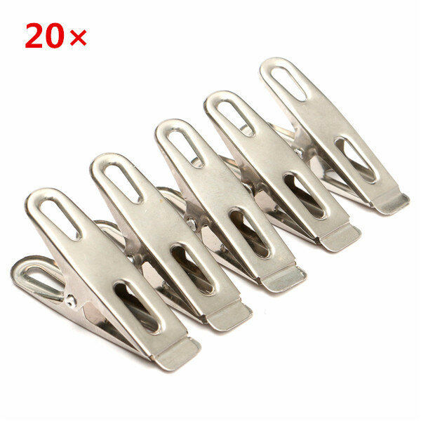 20 stainless steel clip tent windproof fixing hooks and buckles | Daraz ...