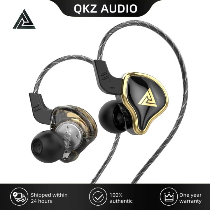 QKZ AK6 Ares EDX PRO 1DD Dynamic Earphones HIFI Music Sport Earbuds In Ear Earphones Sport Noise ...