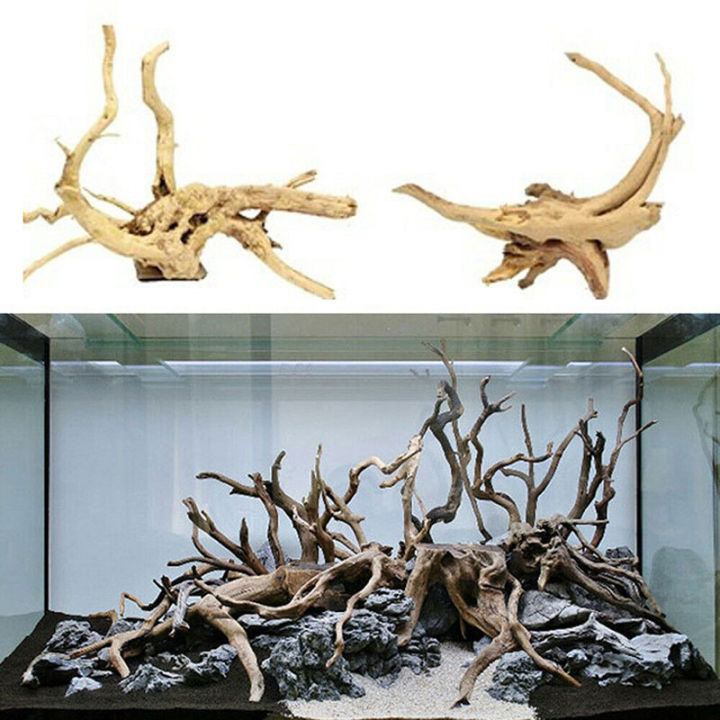 Aquarium Natural Tree Trunk Driftwood Fish Tank Plant Wood Decoration ...
