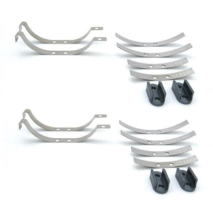 4 Pair Steel Shock Absorber Leaf Springs Suspension for WPL D12 B14 B24 ...