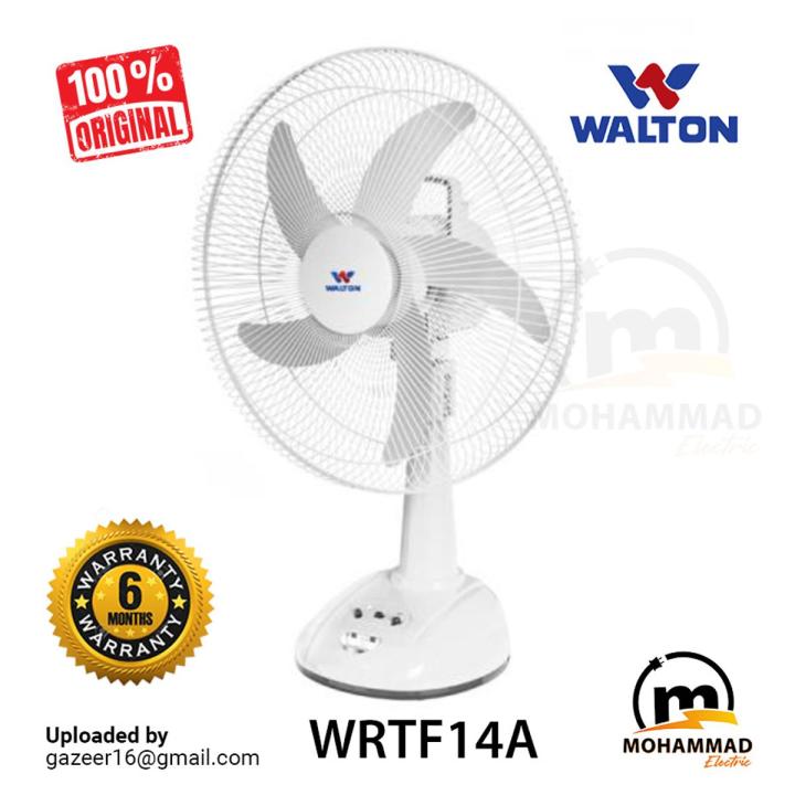 The Walton Rechargeable Fan, 14" in White, is Your Portable Cooling ...
