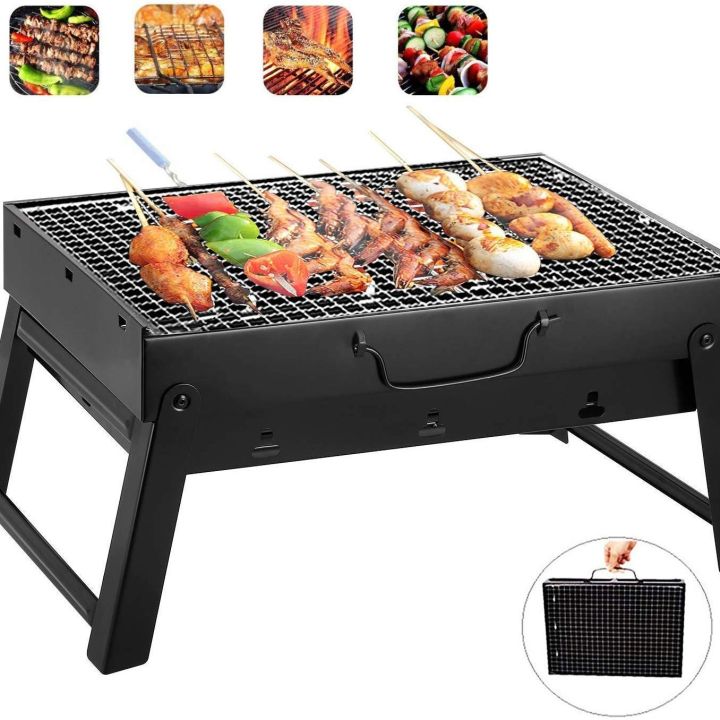 Portable Barbecue Machine BBQ - Black | Daraz.com.bd