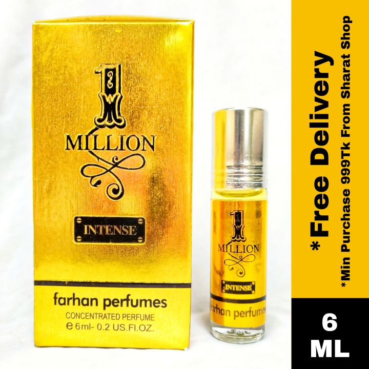 One Million Intense Concentrated Perfume Oil Long Lasting Non-alcoholic ...