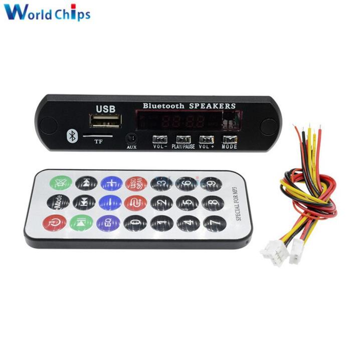 【happy one】Car MP3 Sound Card Decoder Board 12V AUX Bluetooth Module ...