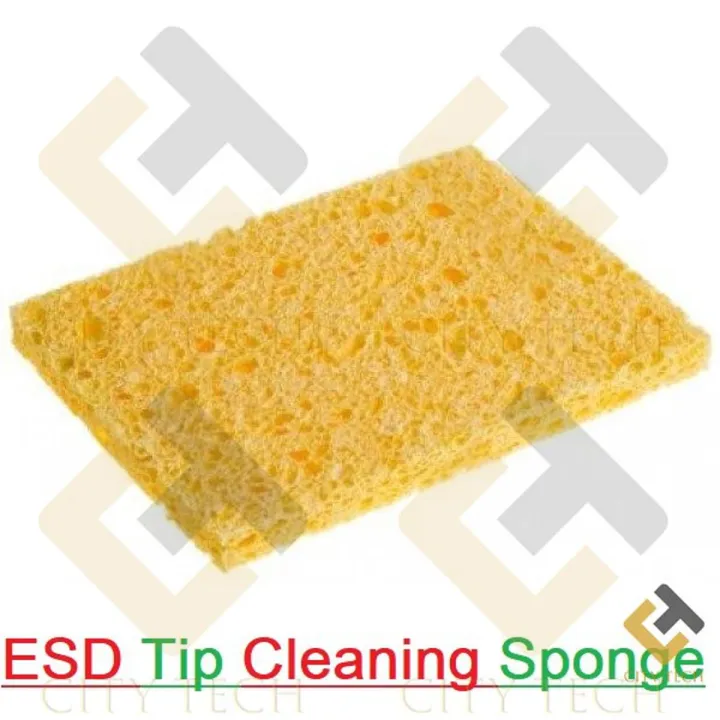ESD Tip Cleaning Sponge Size 50x33x0.7mm Soldering Iron Tip Cleaning ...