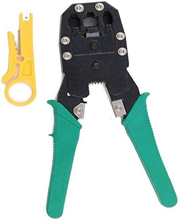 3 in 1 Modular Crimping Tool, RJ45, RJ11 CAT5e/CAT6 LAN Cutter with ...