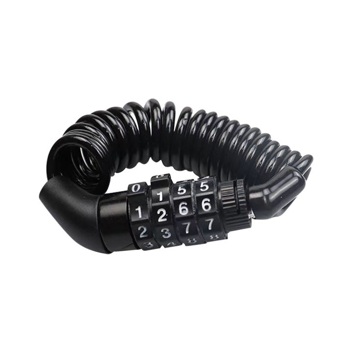 MINI HELMET LOCK ANTI-THEFT 3 DIGIT PASSWORD BICYCLE LOCKS FOR SCOOTER ...