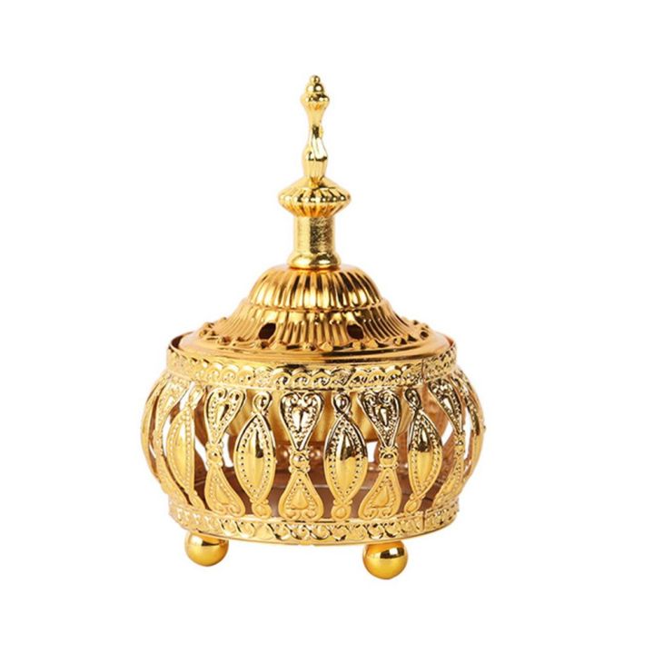 【Versatile】 Fragrances Sandalwood Home Metal Bakhoor Censer Middle ...