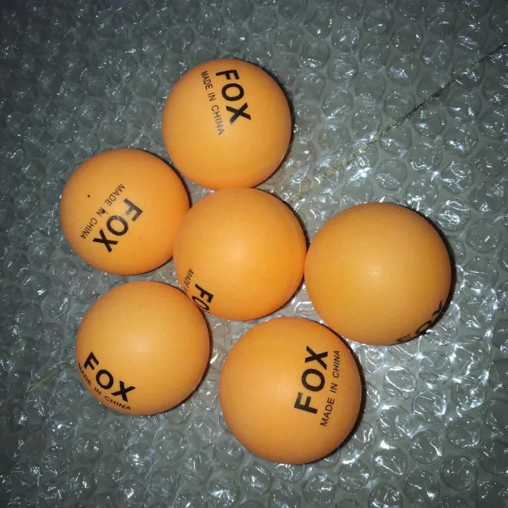 Table Tennis Ball - Fox - 6 Pcs | Daraz.com.bd