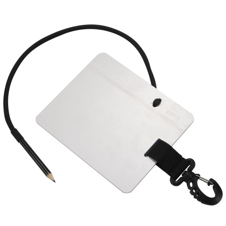 2X Dive Underwater Writing Slate Diving Wordpad Gear Board with Swivel ...