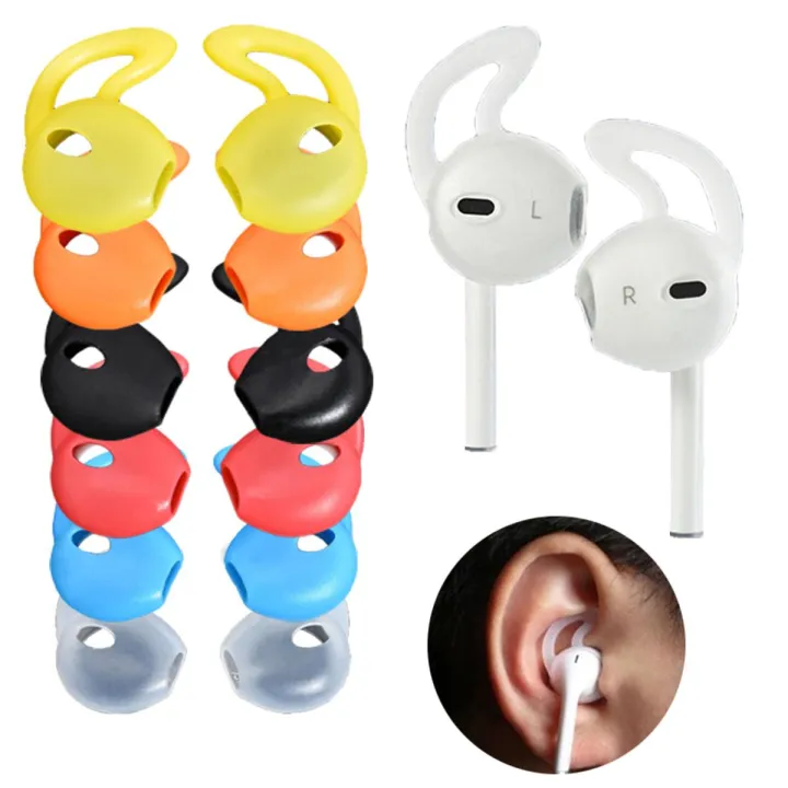 1/3pcs For Apple Airpods Air Pods Ear Tips with Ear Hook Silicone ...