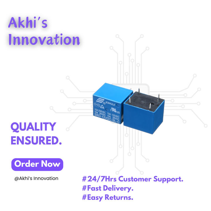 12V DC Relay For Switching AC Powered Device | Daraz.com.bd
