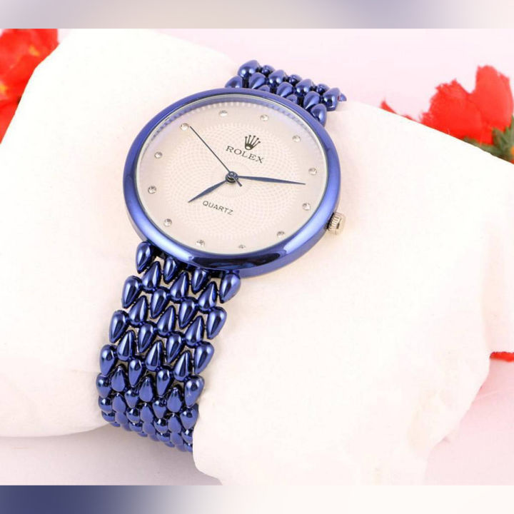 Stainless Steel Chain Strap Ladies Watch | Daraz.com.bd