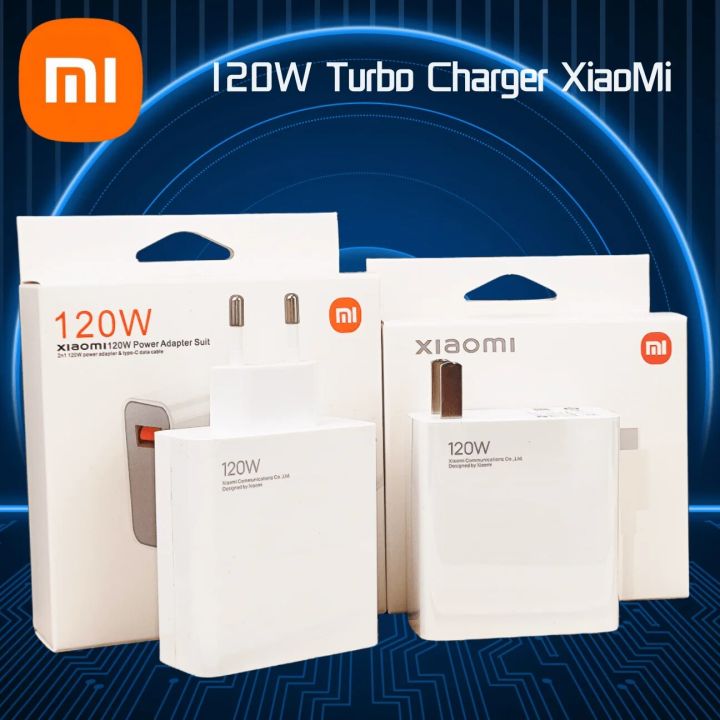 Genuine Xiaomi 12T Pro Charger 120W Fast Gan Turbo HyperCharge Adapter ...