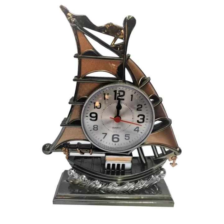 Ancient Ship Table Alarm Clock & Showpiece For Home Decoration | Daraz ...