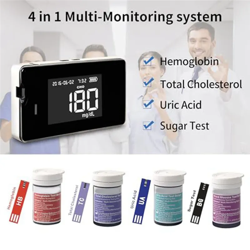 Hemoglobin Tester Kit, Hemoglobin Tester, Cholesterol Test Kit, Uric ...
